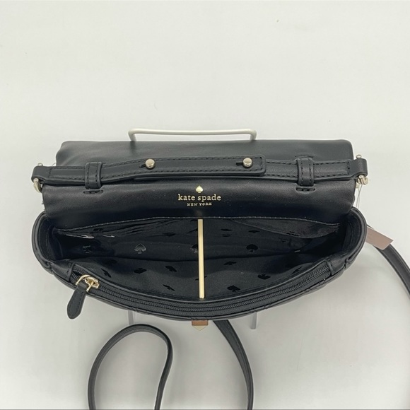 kate spade | Bags | Kate Spade Natalia Flap Turnlock Crossbody Black ...